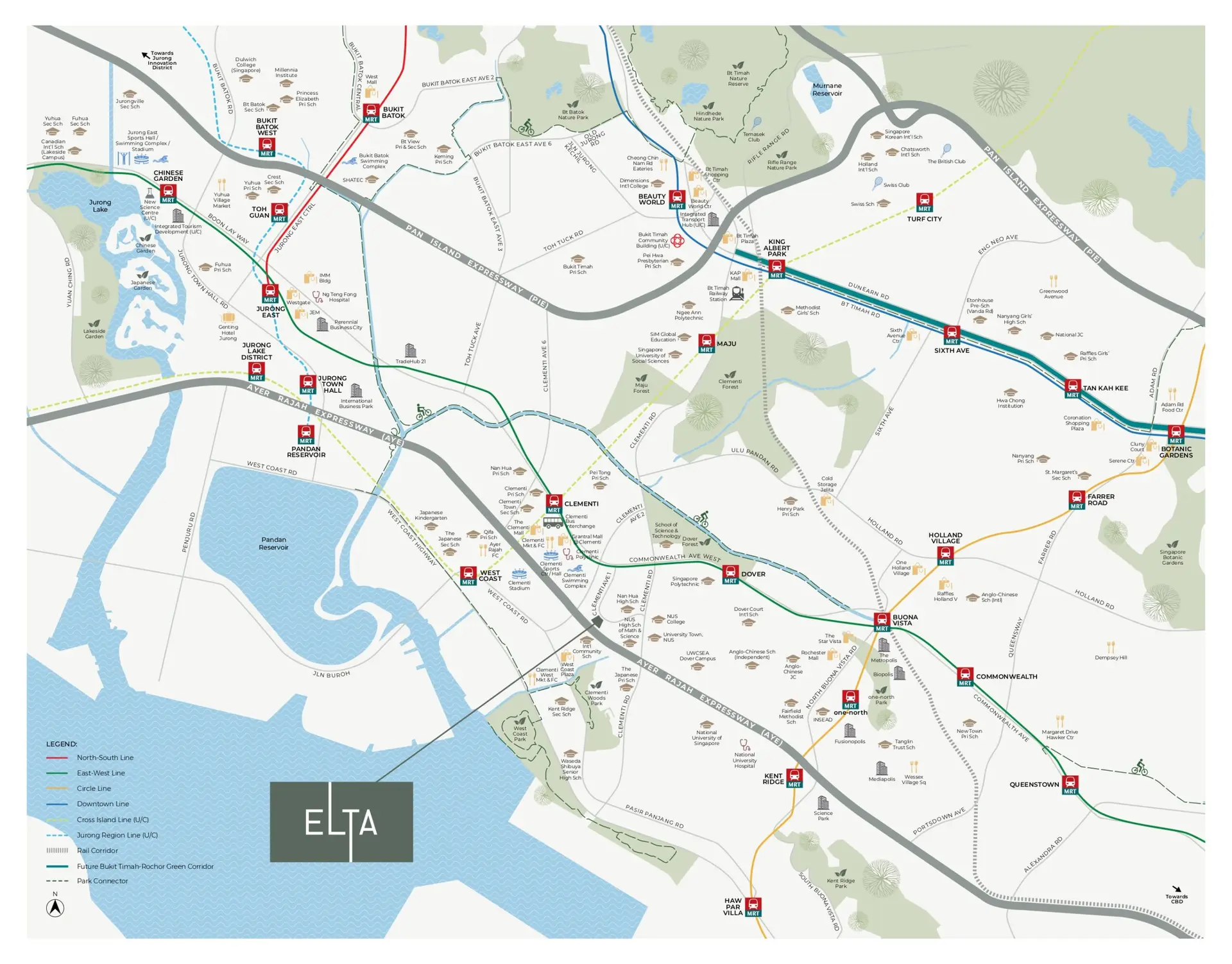 Elta Condo Location Map: Luxury Residency Singapore